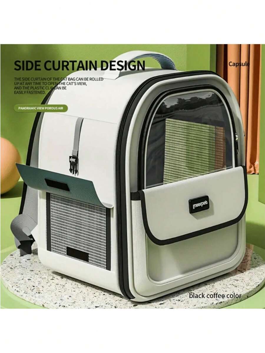 Pet Carrier Backpack Outdoor Large Cat Backpack Transparent Space ...