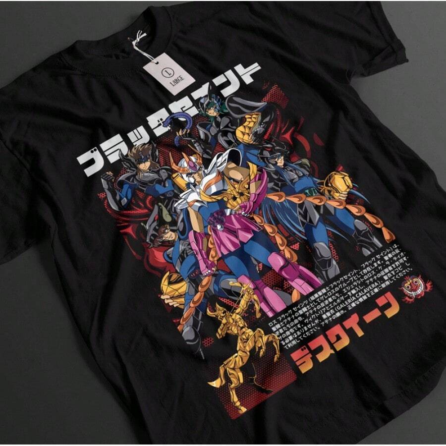 ¡Envío desde Europa! Camiseta vintage de Saint Seiya, camiseta de ...