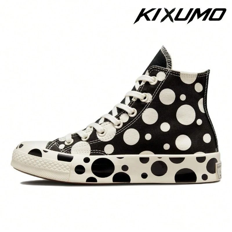 Converse Chuck 70 High 'Polka Dots - Black' Egret Sneakers Women ...