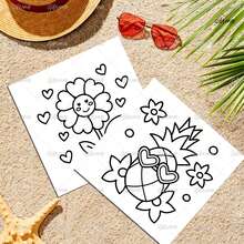 Groovy Summer: A Student Coloring Book, 20 Pages Of Bold And Easy Line ...