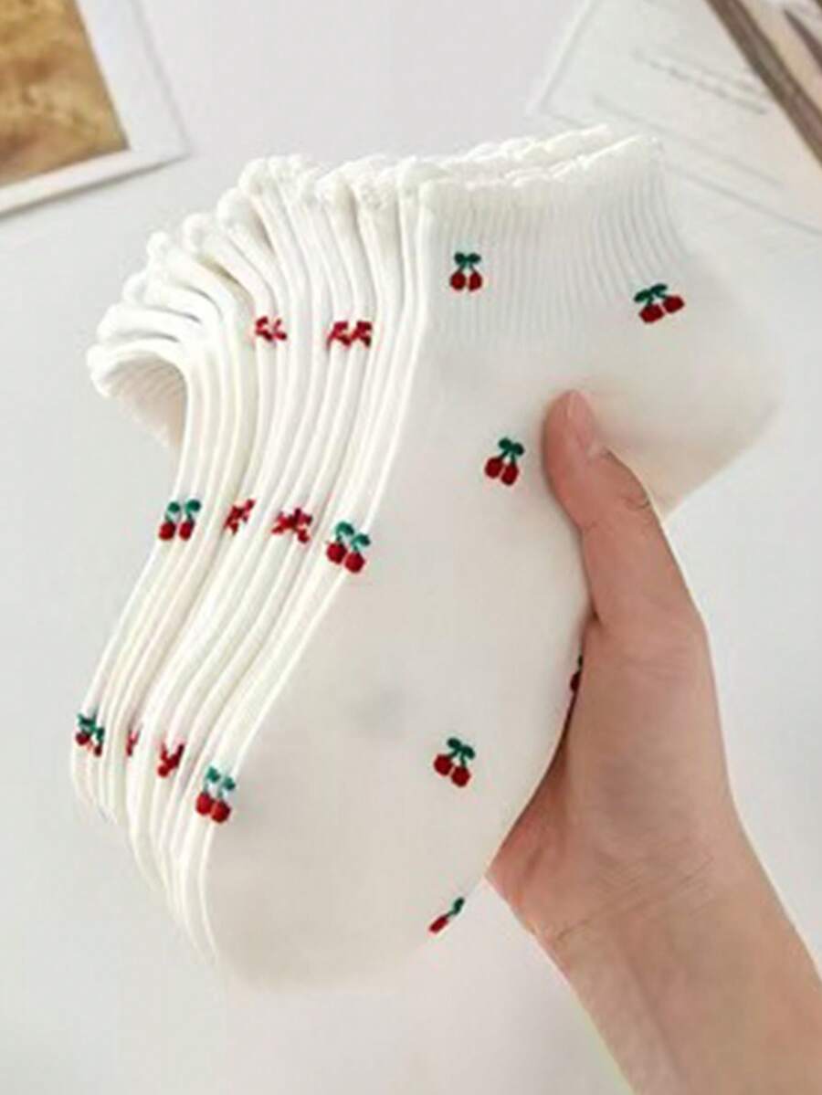 5 Pairs Random Assorted Women's Spring/Summer New Japanese Style Fresh ...