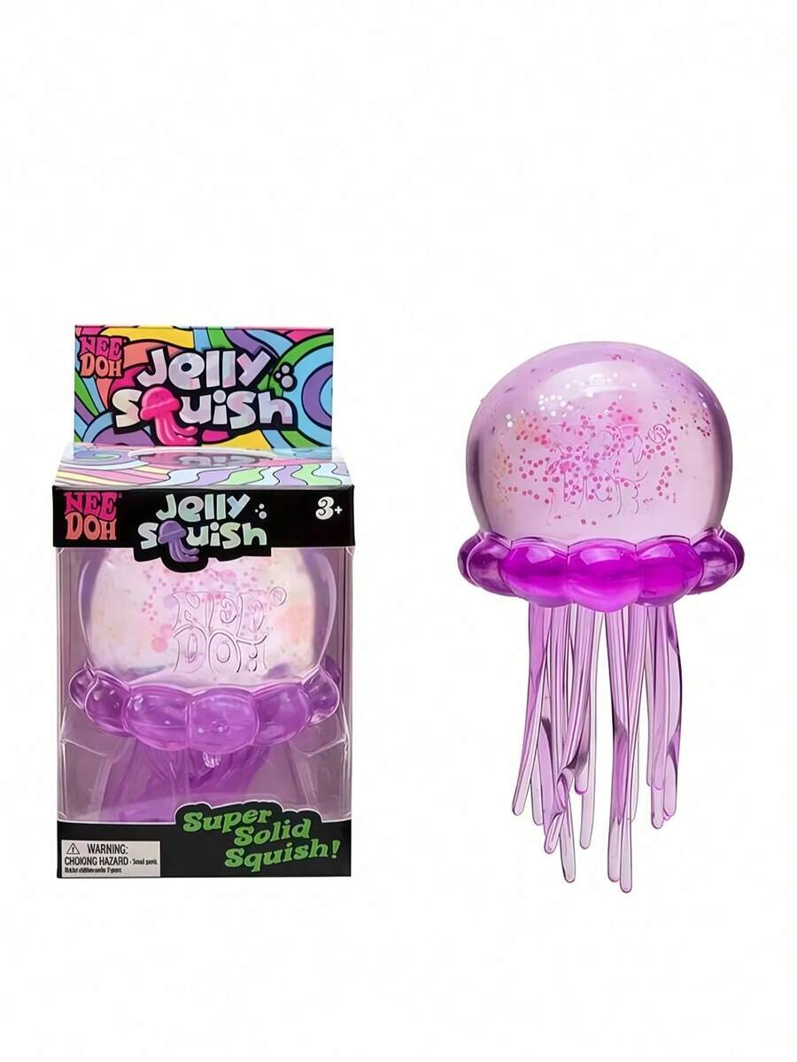 EeDoh 1pc Soft Transparent Jelly Cube Squeeze Ball, Slow Rebound Stress ...
