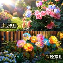 Solar Garden Lights Outdoor, 4/6/8 Pack Solar Light Outdoor With 20 ...
