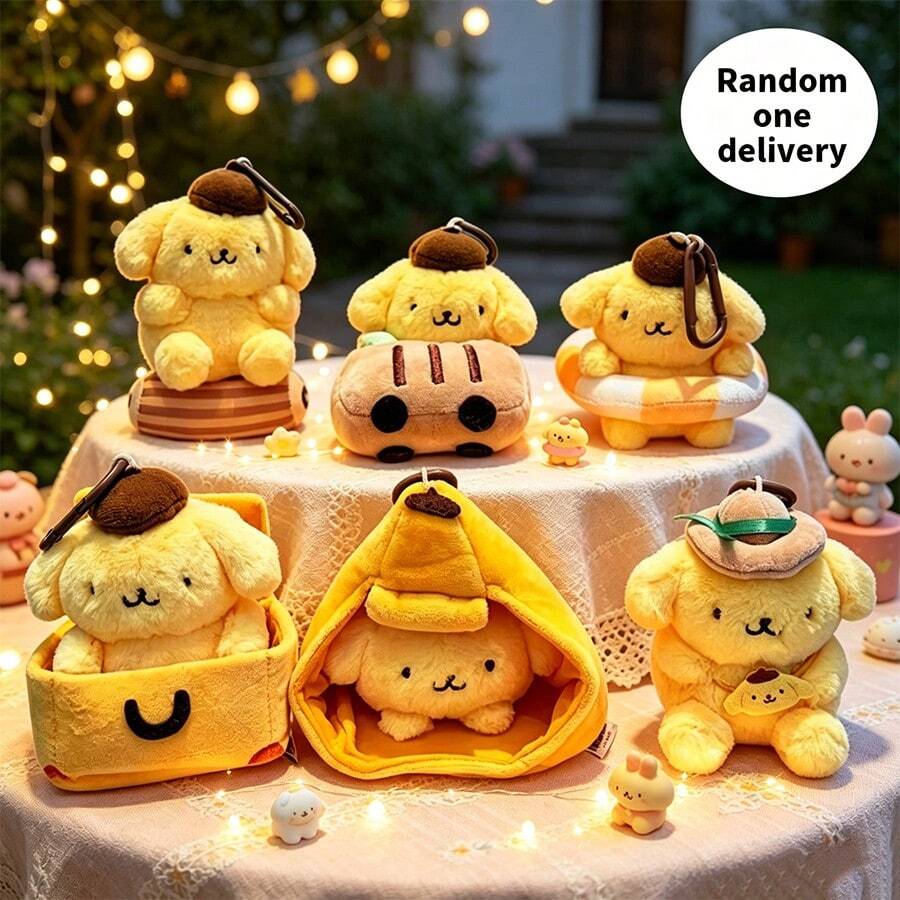 Miniso Sanrio Characters Let's Go Series Chaveiro de Pelúcia Perfumada ...