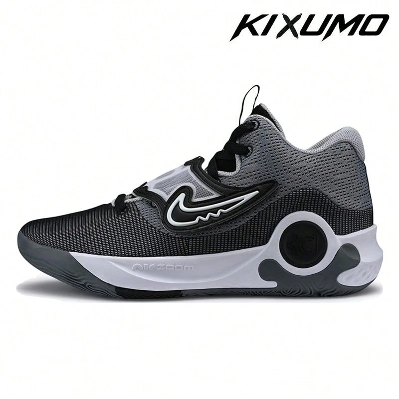 Nike KD Trey 5 X Durant Round Toe Lace-Up Cushioning Mid-Top Basketball ...