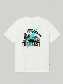 Camiseta gráfica de hombre 100% algodón, "Wild Ones THE BEAST" con ...