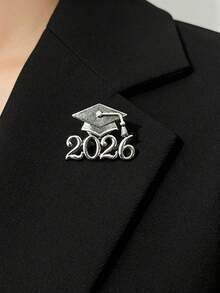 1pc 2026 Graduation Doctoral Cap Brooch, Versatile Elegant Accessory ...