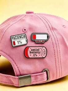 3pcs/Set Various Battery-Shaped Metal Brooches For Women, Usable As Bag ...