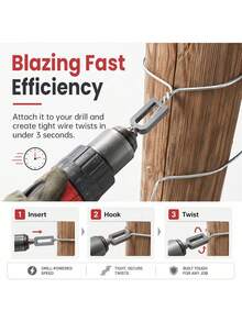 Heavy Duty Electric Drill Wire Tool With 1/4 Inch Hex Shank, Suitable ...