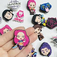 24/12/3pcs Random Cute Cartoon Shoe Charms, Waterproof PVC Shoe Clips ...
