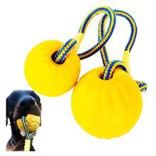 Dog Toy Ball With Rope, Puppy Interactive Training Toy, Pet Chewing And ...