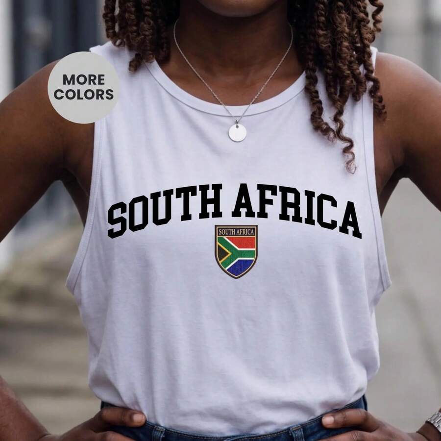 South Africa World Cup 2026 Country Teams Tank Top National Football ...