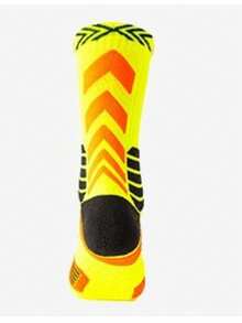 5 Pairs Men's Colorblock Basketball Socks Yellow And Black for Sale ...