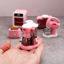 Mini Kitchen Cooking Toy Set, Realistic Small Home Appliances, DIY Role ...