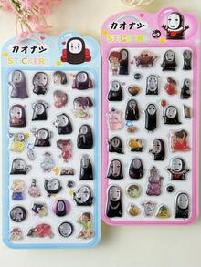 Cute 3D Cartoon Acrylic Stickers, Transparent Embossed Creative Diary ...