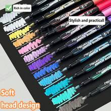 Metallic Acrylic Soft Tip Markers, Perfect For Students And Office Use ...