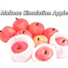1pc-New Maltose Texture Apple Squishy Toy, Realistic Fake Fruit Squeeze ...