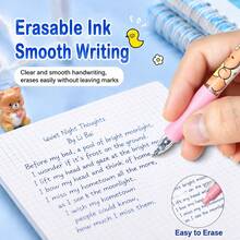 4/8pcs Creative Cute Capybara Erasable Pen Aesthetic Blue Ink Thermal ...