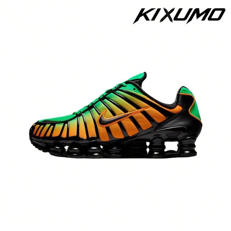 Nike Shox TL 'Green Shock Bright Ceramic' Multi-Color Black Sneakers ...