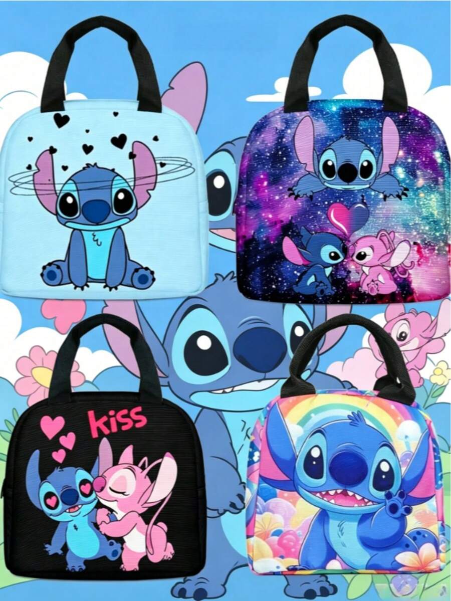 Crossbody Picnic Insulated Ice Bag, Fun Patchwork Pattern Fashionable ...