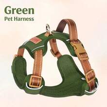 Dog Harness, Anti-Pull Adjustable Thickened Reflective Chest Harness ...
