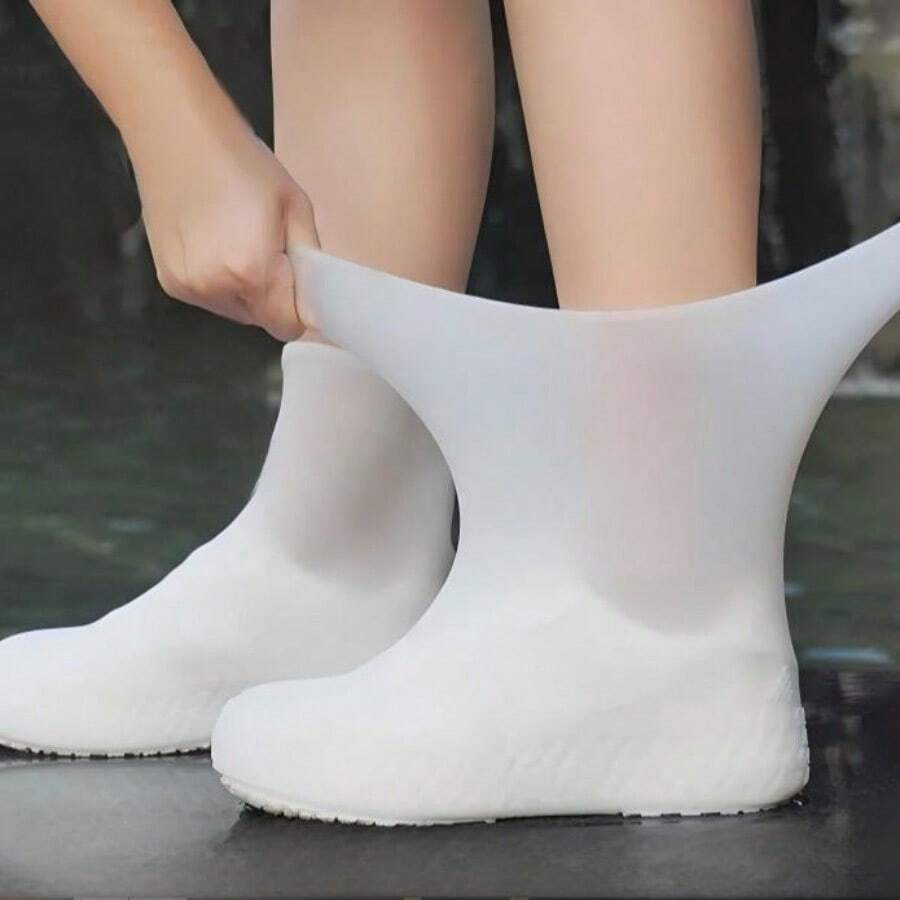 Outdoor Latex Rain Boots Waterproof Shoe Cover That Can Be Reused For ...