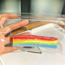 20pcs Filled Soft Candy Squishy, Simulation Rainbow Sour Sand Candy ...