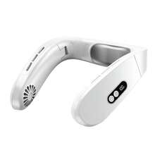 Wearable Foldable Neck Fan, Semiconductor Cooling, 360° Surround ...