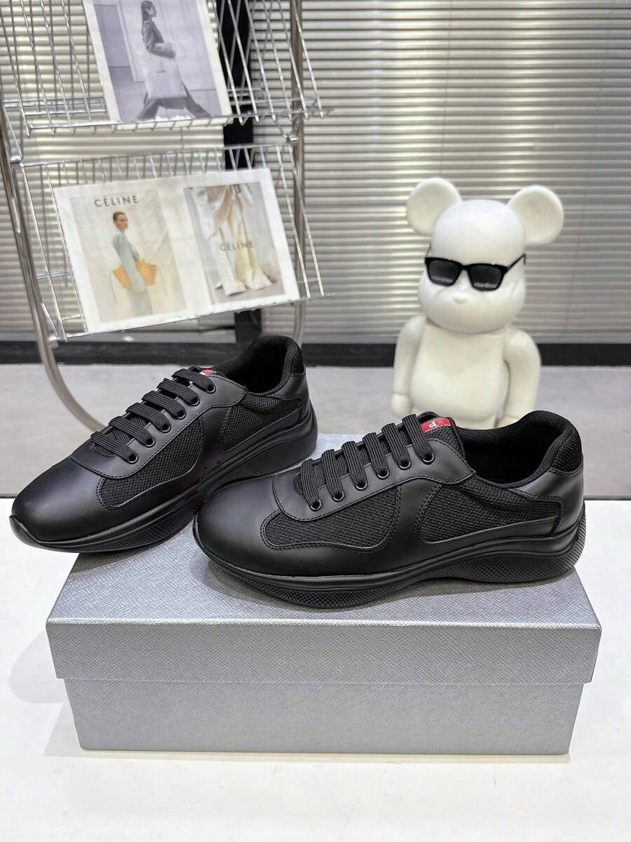 2026 New Style Patent Leather Lace-Up Fashion Durable Low-Top Versatile ...