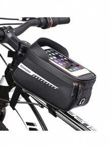 1pc Bicycle Frame Bag, Mountain Bike Top Tube Bag, Cycling Front Beam ...