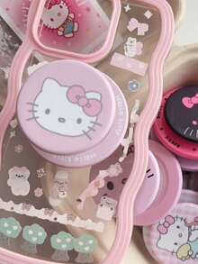 1 Peça Suporte Magnético Magsafe para Celular Hello Kitty Rosa Fofo ...