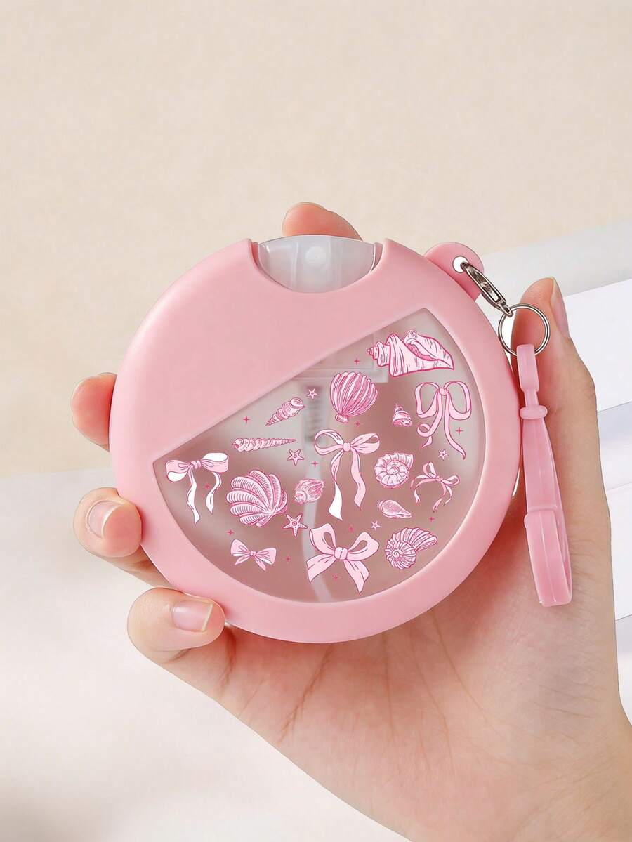 New Pink Bow Starfish And Seashells Pattern Silicone Card Spray Bottle ...