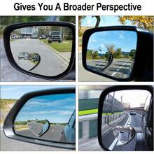 2 Packs Heart-Shaped Blind Spot Mirror For Cars, Frameless 360-Degree ...
