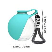 2-In-1 Portable Dog Water Bottle - A Portable Dog Drinking Bottle (With ...