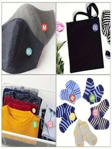 Multi-Color 700pcs (20pcs/Pack) 350pcs (10pcs/Pack) Clothing Size ...