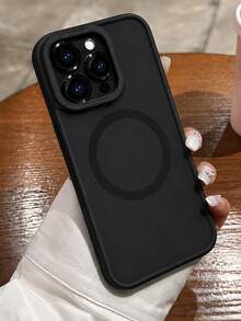 VRNOEI 1pc Translucent Matte Magnetic Phone Case Compatible With IPhone ...