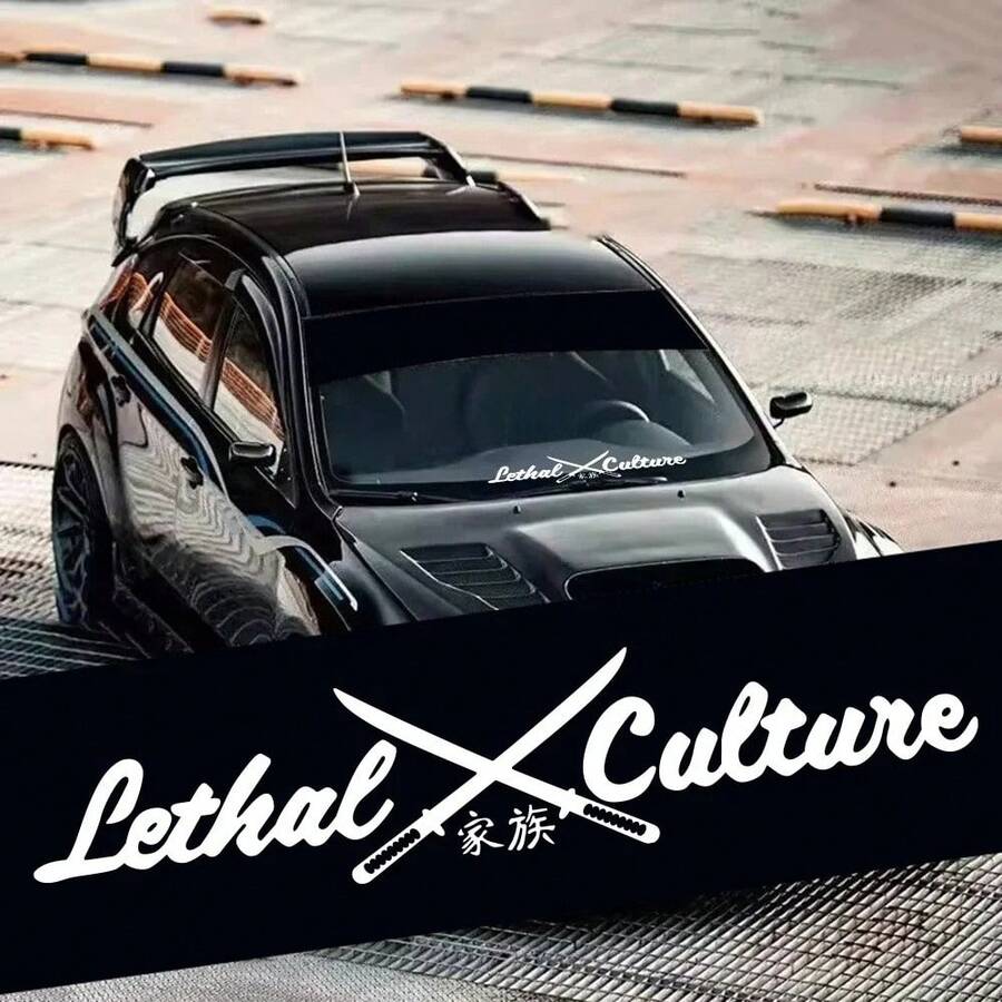 Lethal Culture Car Windshield Decals Sticker Vinyl Decal Tuning ...