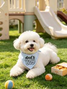 Polyester Material Comfortable Soft Cartoon Print Pet Bandana, Suitable ...
