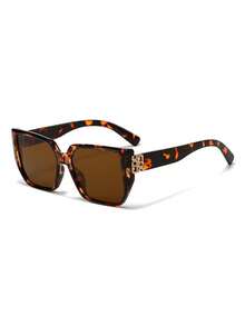 1PC/2PCS Women's Sunglasses New Style Personalized Polygon Square Frame ...