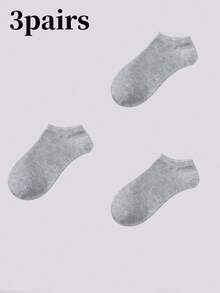 1/3/5/6/10 Pairs Unisex Boat Socks, Solid Color, Anti-Odor, Summer ...