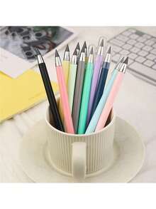 1/12pcs Multicolor Eternal Inkless Pencils, Everlasting No-Sharpening ...