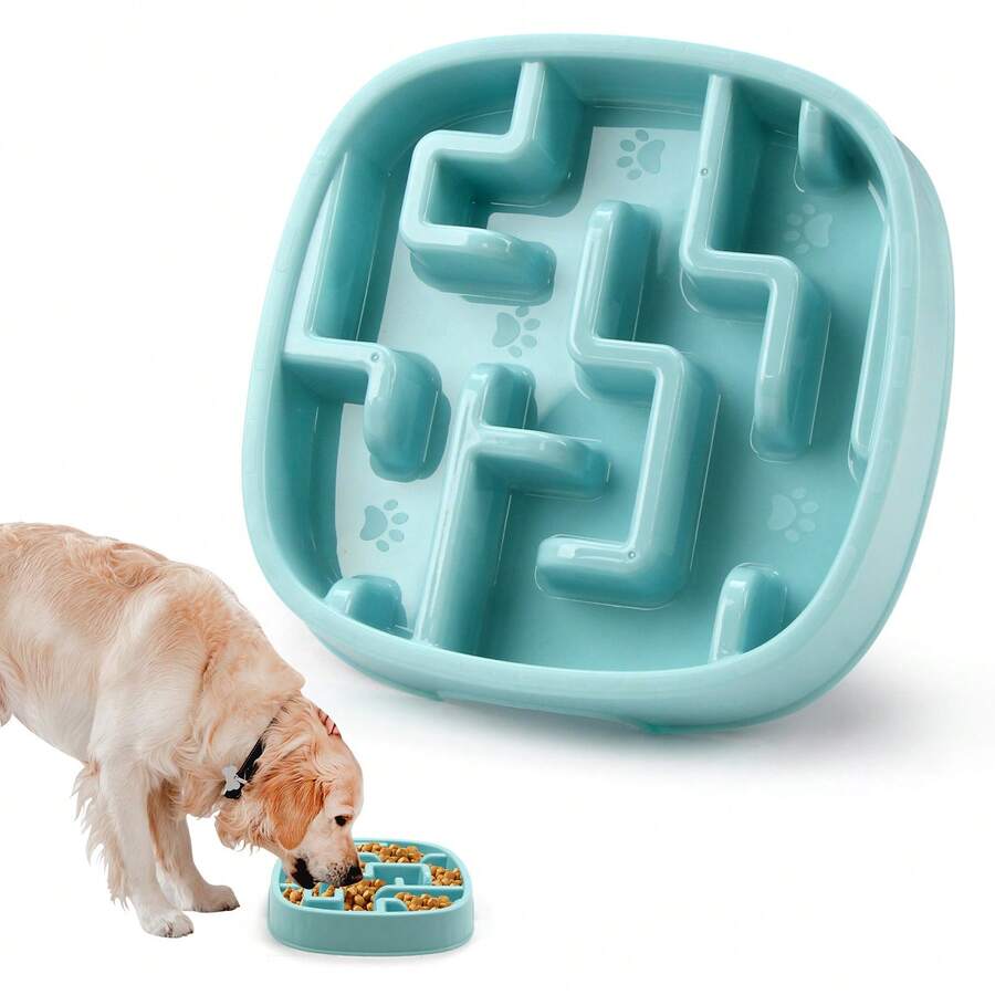 Slow Feeder Dog Bowls Insert,Non-Slip Bottom,2 Cups Slow Eating Feeder ...