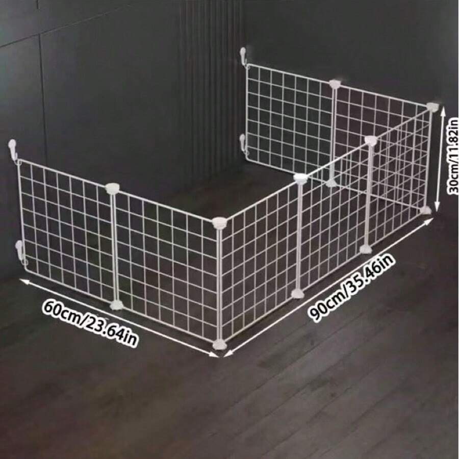 White Indoor Puppy Fence For Home, Anti-Escape Puppy Gate, Puppy ...