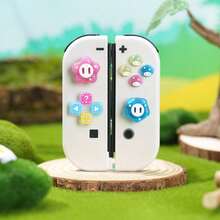 Switch Joystick Cap Cross Button Sticker, 'Cute Little Mushroom ...