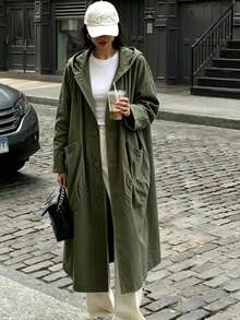 Women's Spring/Summer Artistic Chinese Style Oversized Fabric Long ...
