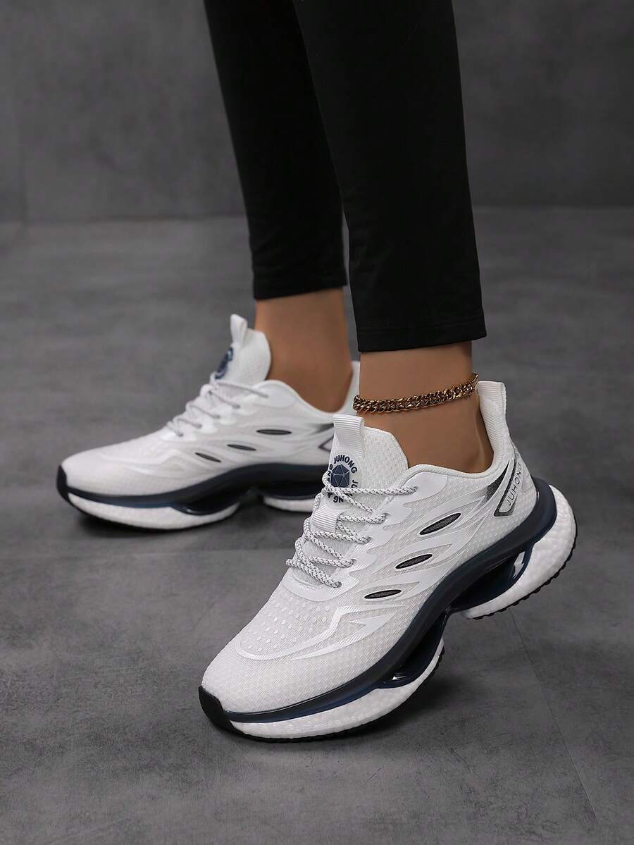 36-45 Plus Size Women's Popcorn Mesh Sports Shoes, Lightweight Shock ...
