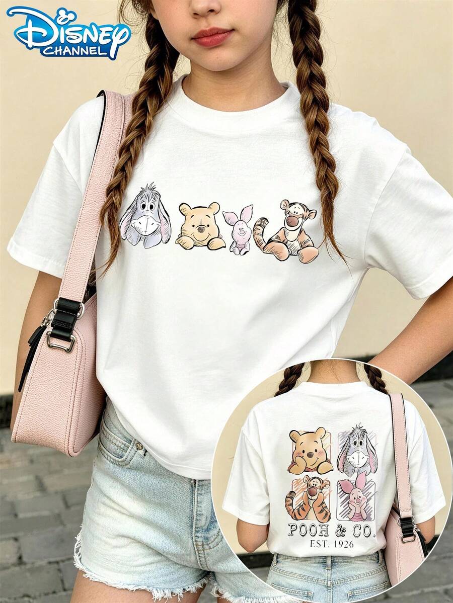 Disney Winnie The Pooh Print 100% Cotton T-Shirt-Soft Against The Skin ...