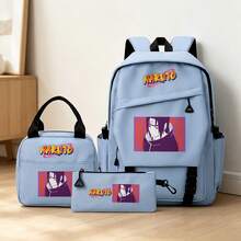 Miniso NARUTO 3PCS Backpack Set, Uchiha Itachi Printed Casual School ...