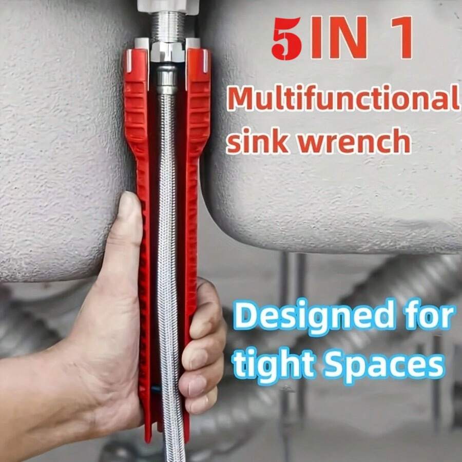 Multifunction Faucet Wrench, Plumbing Repair Tool For Sink Installation ...