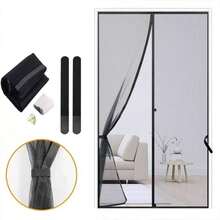 Magnetic Screen Door Curtain, Auto-Closing Mosquito Net, Insect & Fly ...